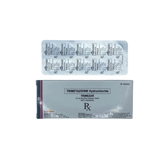 TRIMEZAR Trimetazidine Hydrochloride 35mg Modified-Release Tablet 30's ...